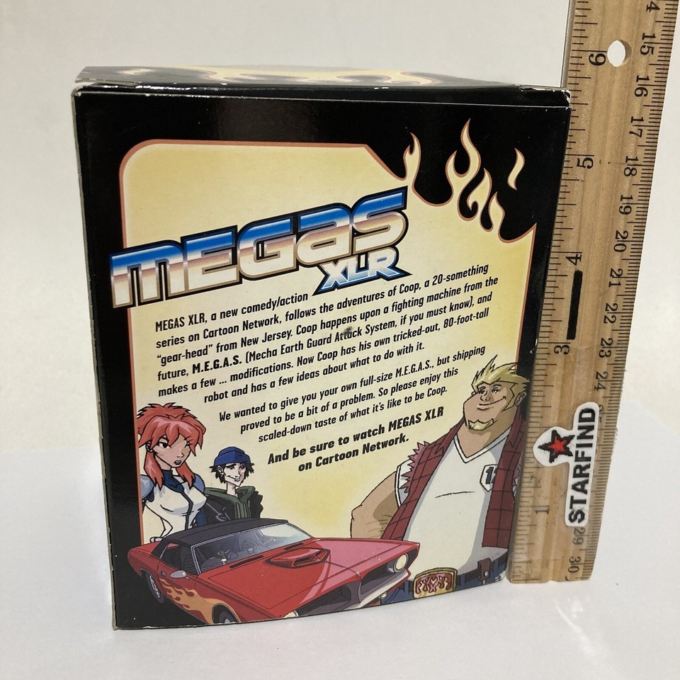 MEGAS XLR Blue Robot #12 Car Figurine Figure CARTOON NETWORK Toy READ⭐ ...