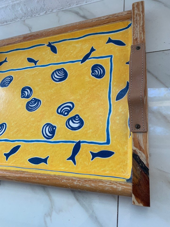 Creations ALPAC Tray, Fish And Shell Serving Tray, France | eBay