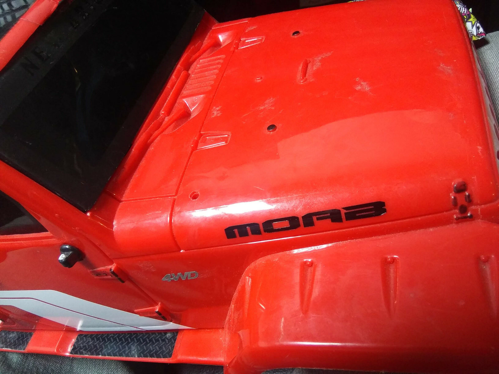 1:10 RC crawler decals MOAB/RUBI/WRNGLER JEEP trx4 scx10III rc4wd RGT ...