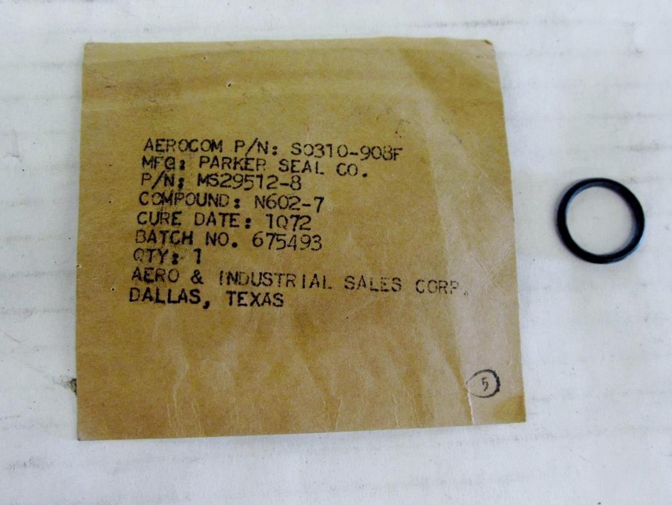 S0310-908F O-RING, 1 SET OF 2, AVIATION PART | eBay