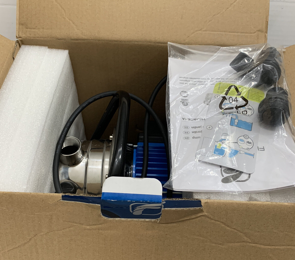 FLUENT POWER Lawn Sprinkling Water Pump - Stainless Steel (FGP1000) for ...