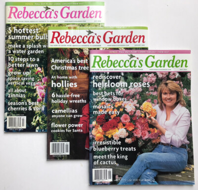 Rebecca’s Garden Magazine Lot January May July 2000 Kolls TV Gardener ...