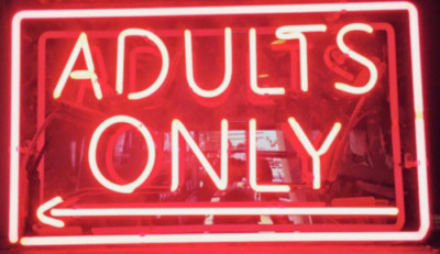 Adults Only Arrow This Way Neon Sign For Home Bar Pub Club Home Wall ...