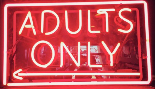 Adults Only Arrow This Way Neon Sign For Home Bar Pub Club Home Wall ...