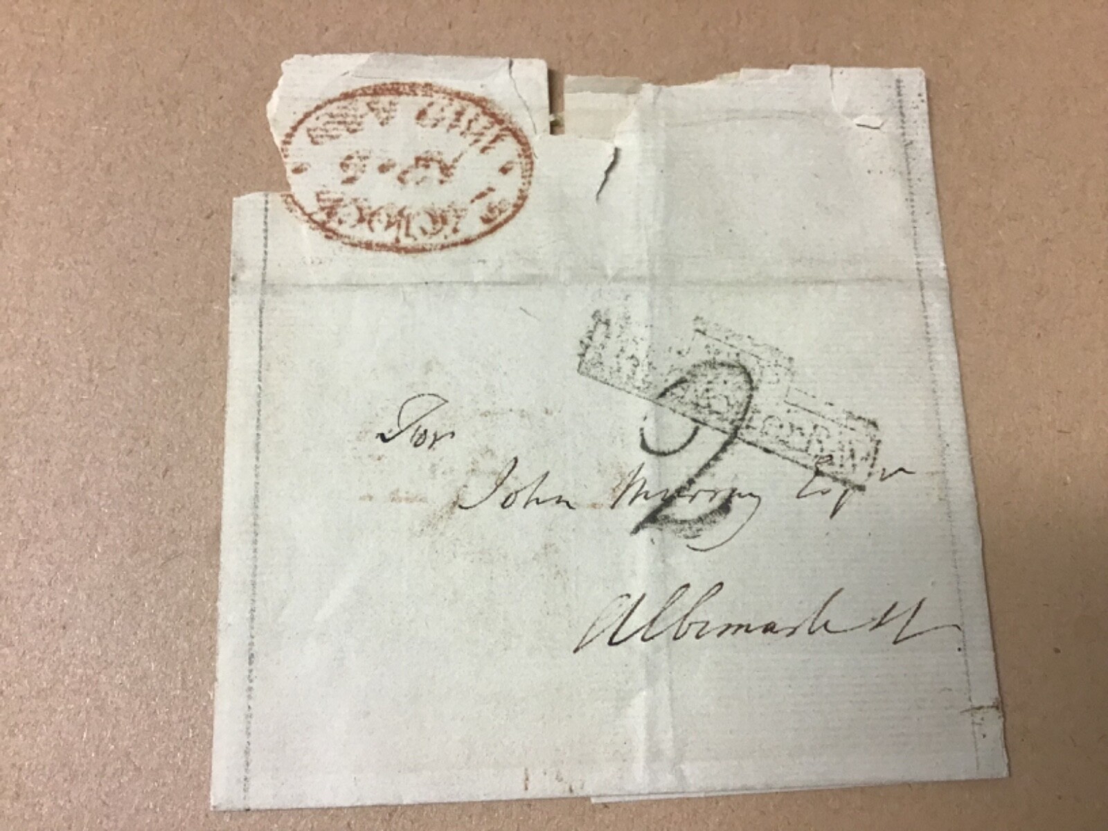 Thomas Moore Signed Letter With Envelope & Calligraphy | eBay
