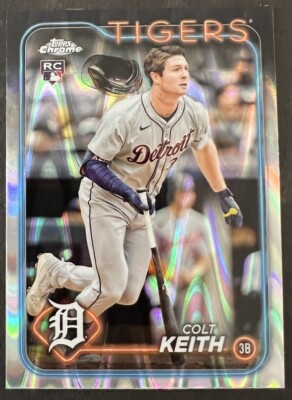 Colt Keith Rookie - 2024 Topps Chrome Update Ray Wave Refractor #USC8 ...