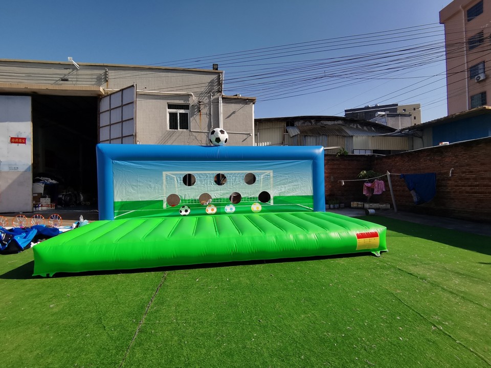 PVC Inflatable Football Shoot Game Outdoor Penalty Shoot Out For Adults ...