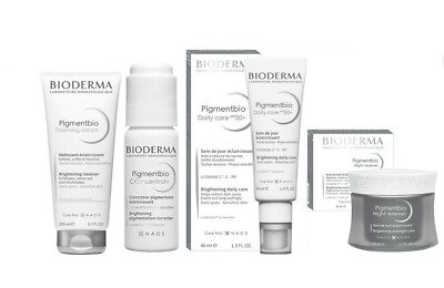Bioderma Pigmentbio PACK KIT: foaming cream + night cream + day cream ...