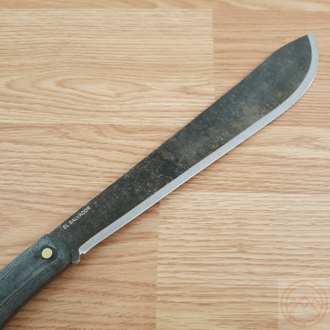 ESEE Darien Fixed Machete 12.38" 1075HC Steel Blade Black Canvas ...