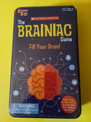 Scholastic The Brainiac Game Fill your Brain, 2018 Sealed Brand New | eBay