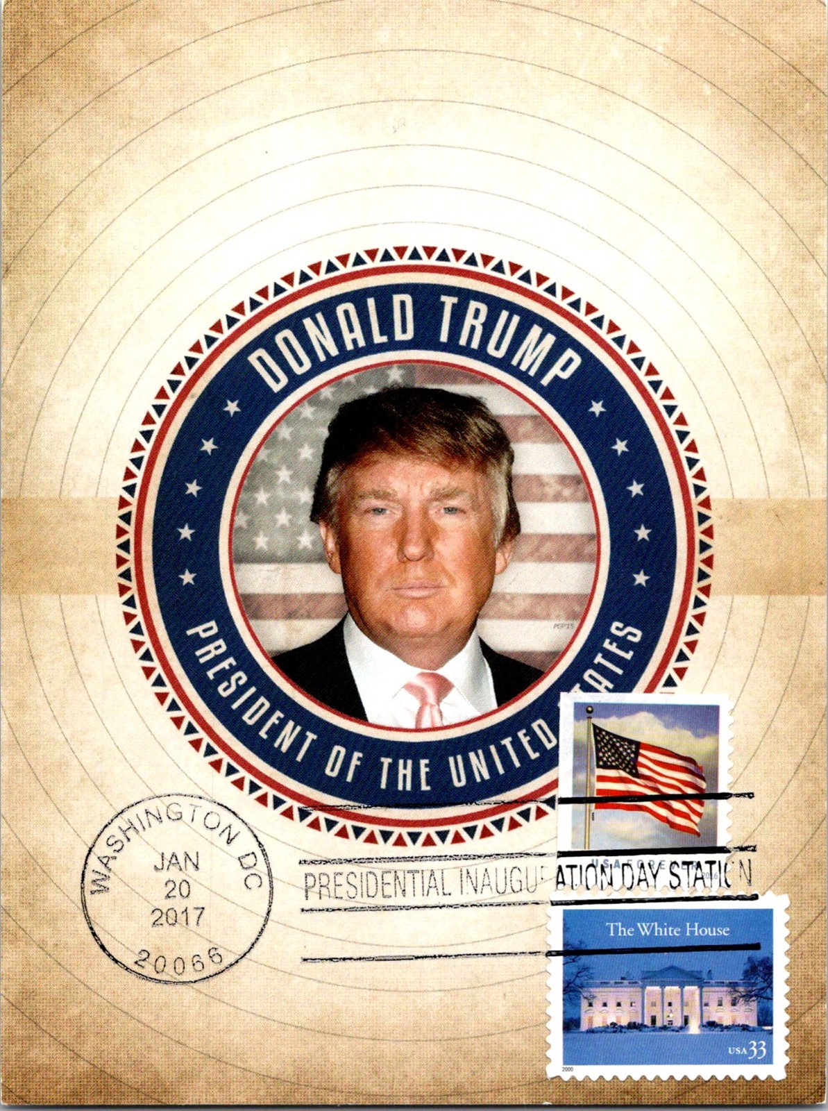 Dr Jim Stamps Maximum Card Jan 20 2017 Donald Trump Inauguration Day ...