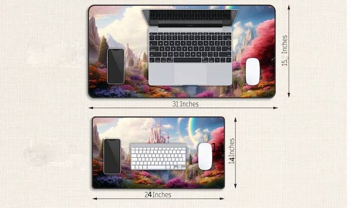 Kpop Huntryx Desk Mat Aesthetic, Mouse Pad, Matching Desk Accessories ...