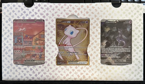 151 UPC Mew Promo Set Gold Metal Mew EX, Mew EX, Mewtwo EX Sealed | eBay