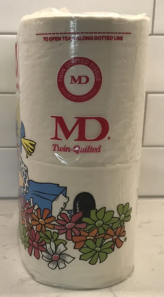 Vintage MD+ Twin Quilted Tissue Unscented White Toilet Paper 1980s ...