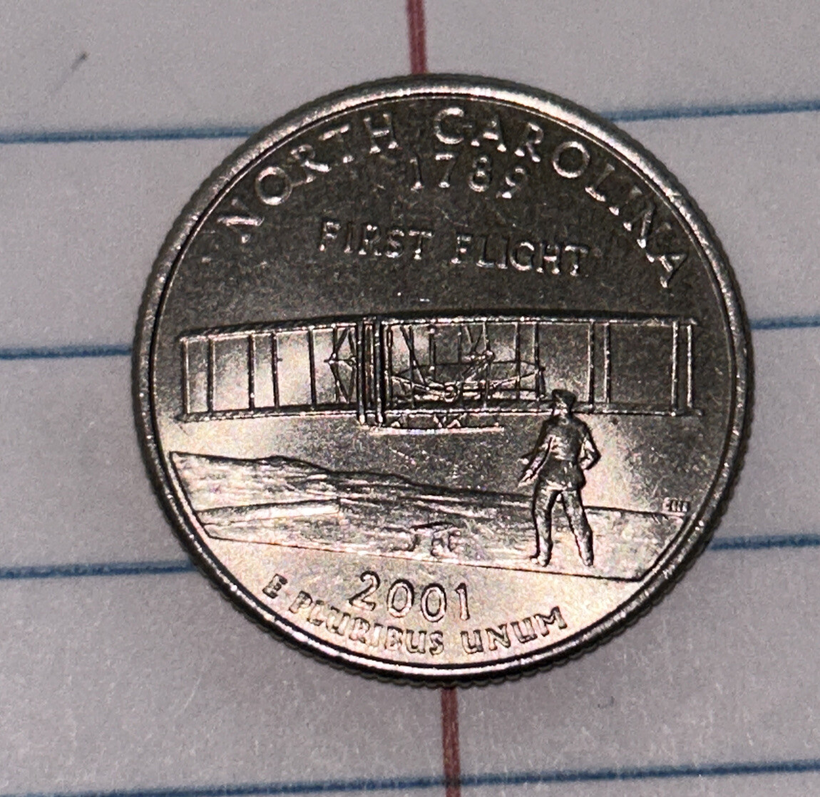 North Carolina 1789 “First Flight” 2001 QUARTER | eBay