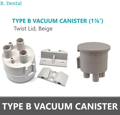Dental TYPE B VACUUM CANISTER (1 7/8"), Beige & CANISTER DCI Type | eBay