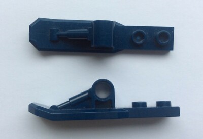 LEGO 15625 Dark Blue lot de 2 Helicopter Landing Ski 1x6 with hole Bleu ...