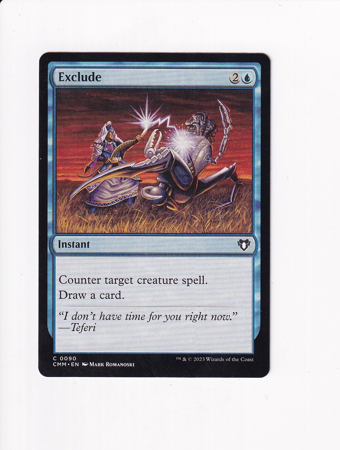 2023 MTG MAGIC THE GATHERING COMMANDER MASTERS EXCLUDE | eBay