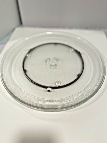 Microwave Glass Plate Round 12 3/8" Rotating Turntable Carousel Roller ...