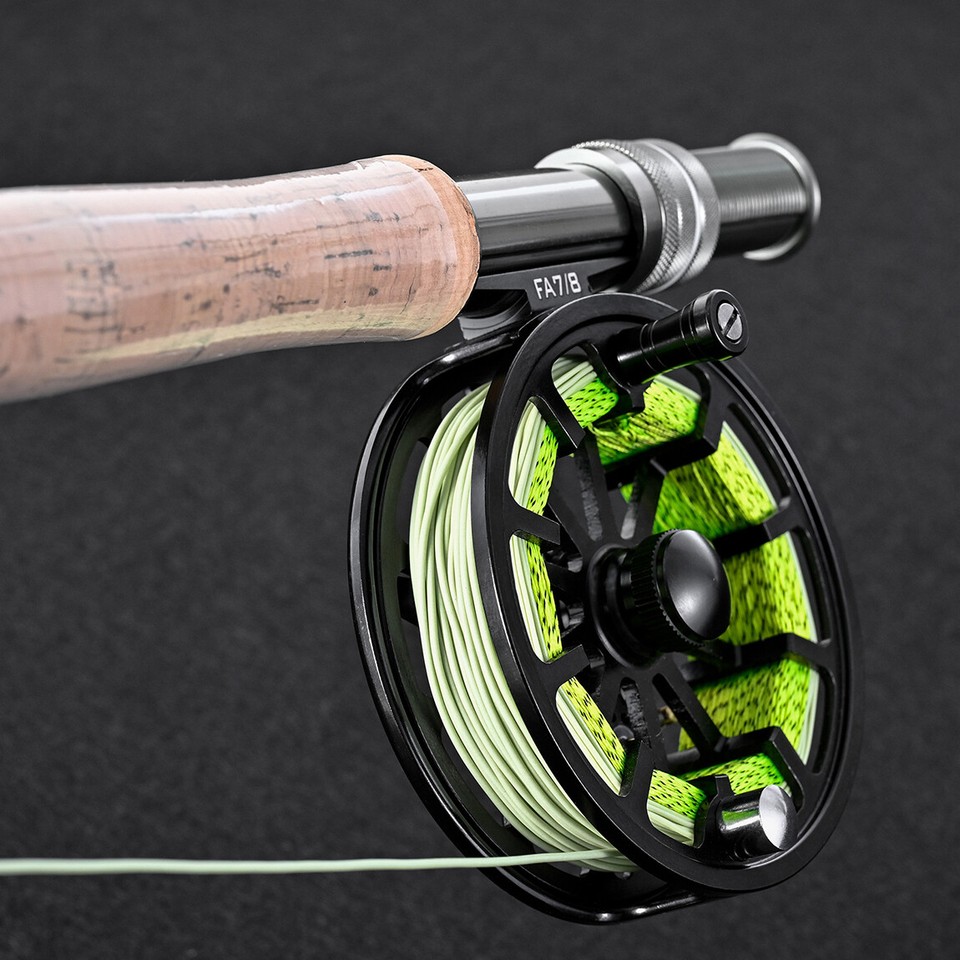 Fly Fishing Reel 3/4 5/6 7/8WT Trout Fly Reels CNC Machined Large Full ...