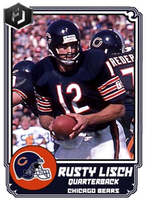 ACEO RUSTY LISCH CHICAGO BEARS CUSTOM HAND MADE ART CARD | eBay