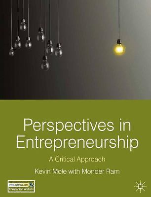 Perspectives in Entrepreneurship : A Critical Approach by Monder Ram ...