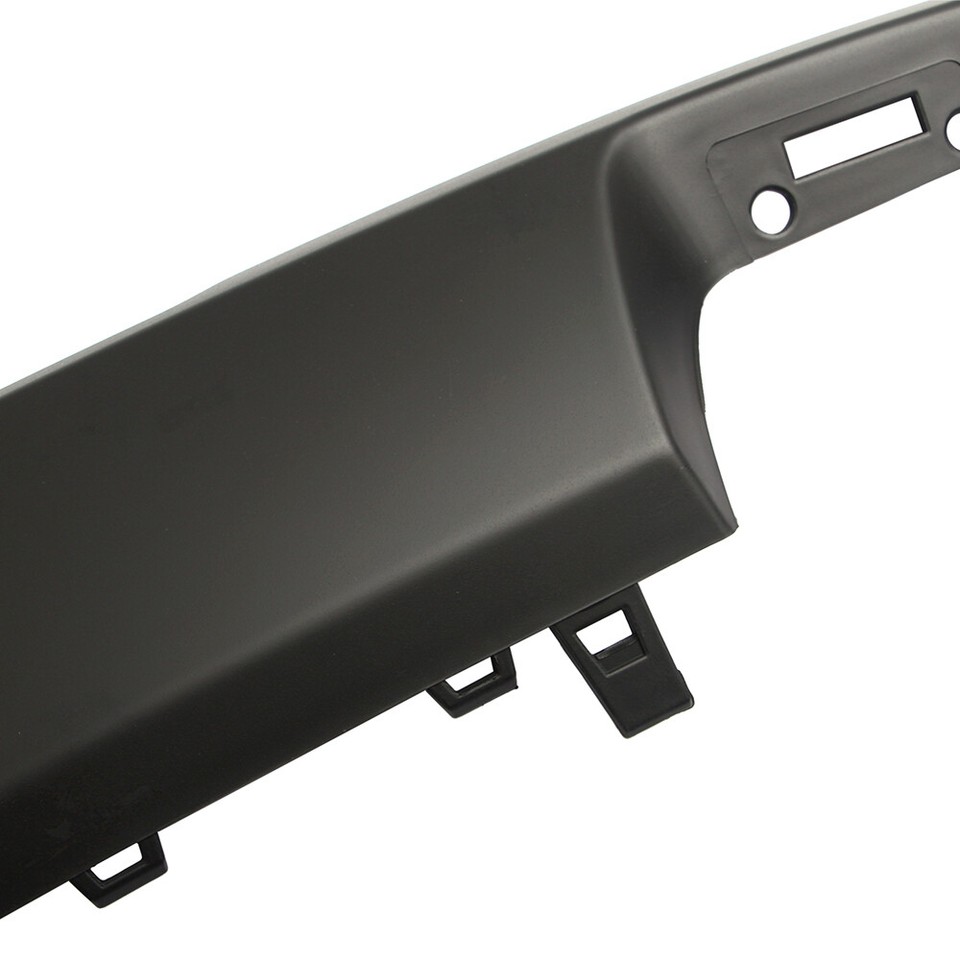 Front Bumper Lower Molding Trim Valance Matte Black For 2021 2022 2023 ...