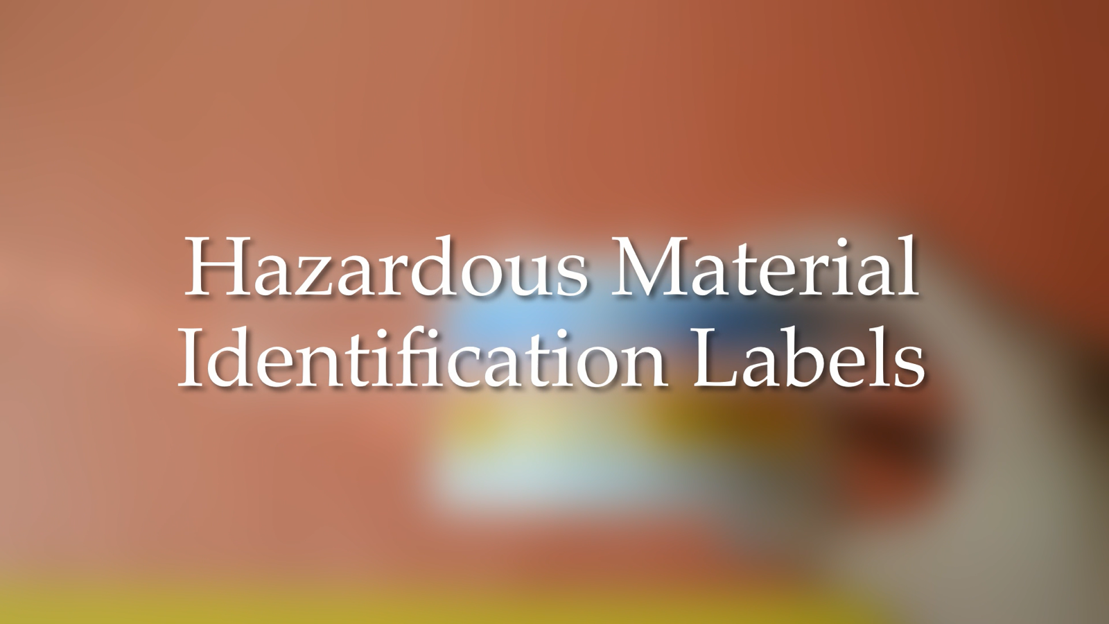 Hazardous Material Identification Label (HMIL) | 2 x 2" Inch | 500 Pack ...