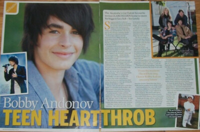 Bobby Andonov original TWO magazine clippings pages PHOTO article | eBay