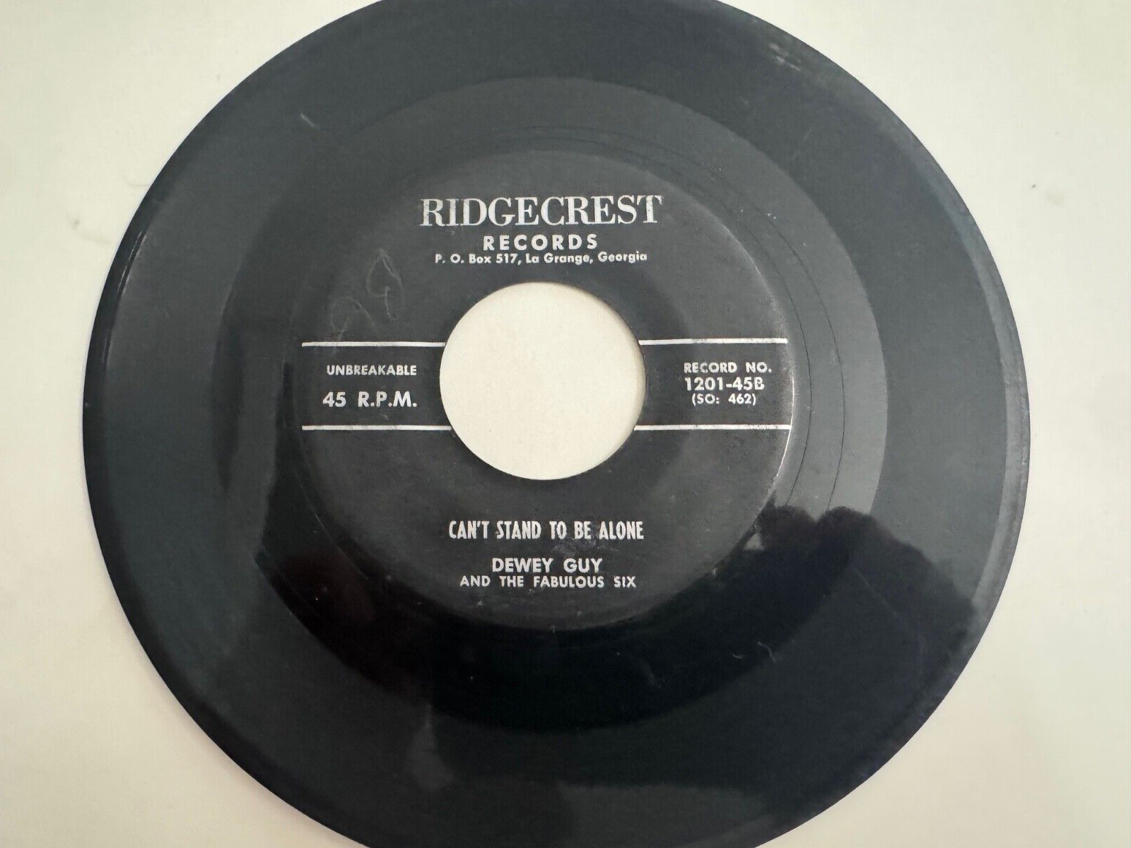 Rare Rockabilly 45 / Dewey Guy & Fabulous Six ~ Ridgecrest "Rock a ...