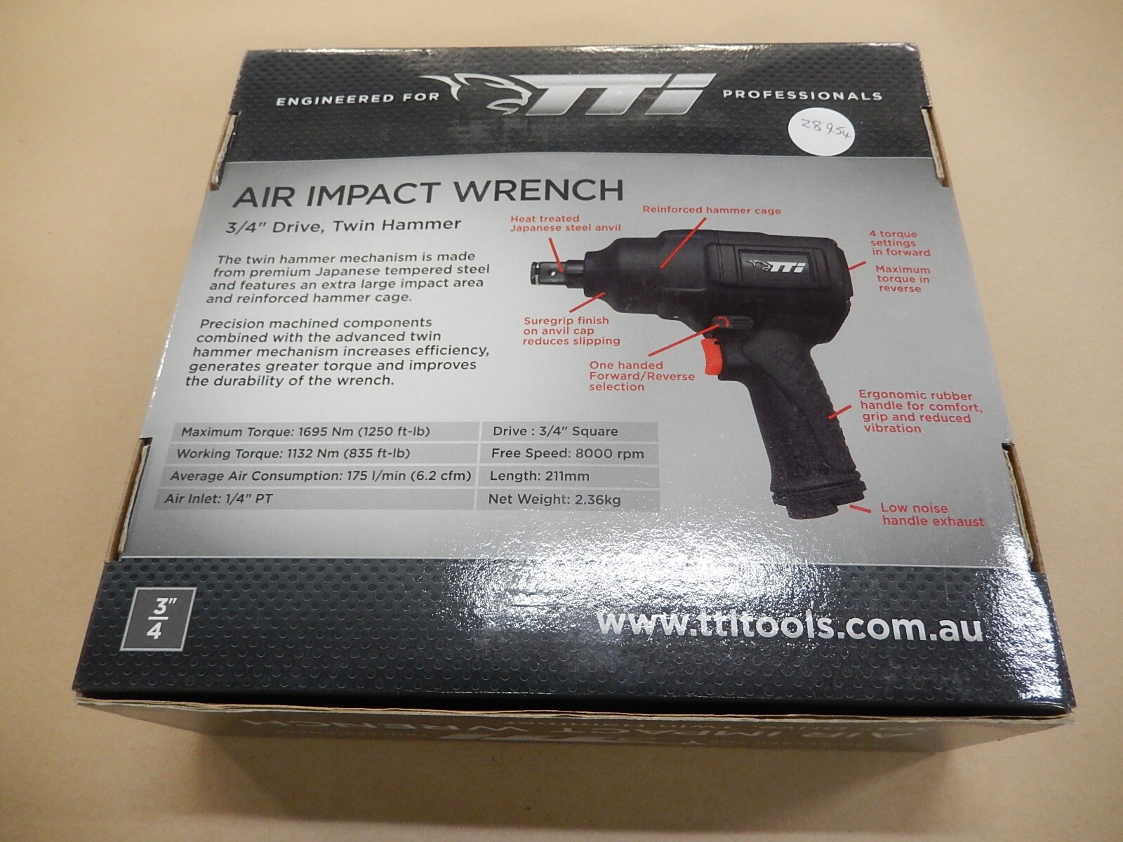 TTI ¾ INCH AIR IMPACT WRENCH (STC575) | eBay