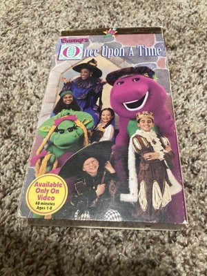 Barney Once Upon a Time VHS 1996 Vintage Cartoon Classic Collection ...