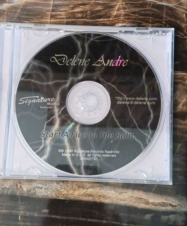 DELENE ANDRE autograph Start A Fire In the Rain CD 1998 LIKE NEW Free ...