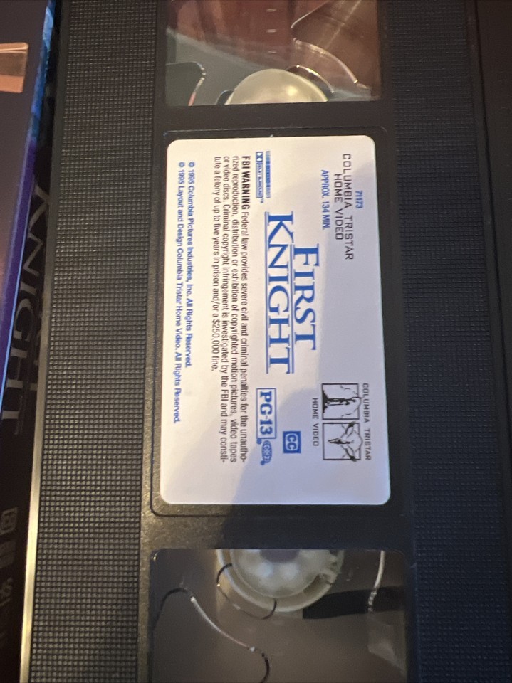 First Knight (VHS, 1995) Columbia Sean Connery Richard Gere | eBay
