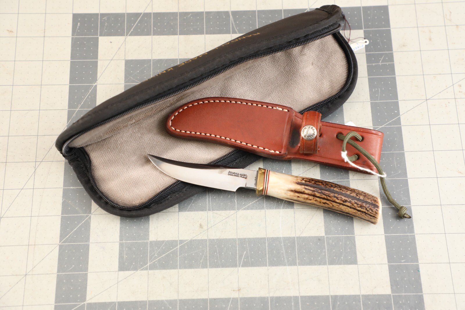 Randall Made Knives Model #8 "Trout & Bird" Hunting Knife & Sheath ...