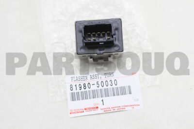 8198050030 Genuine Toyota FLASHER ASSY, TURN SIGNAL 81980-50030 | eBay