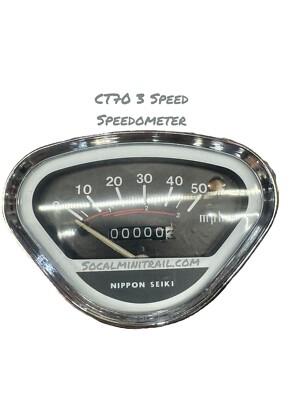 Honda CT70 Speedometer Speedo CT 70 Trail 1970 1971 3 Speed | eBay