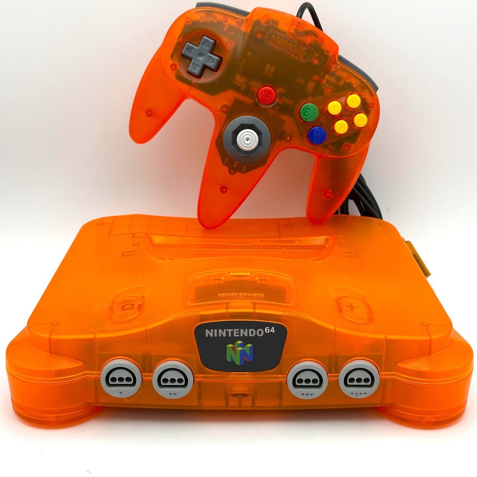 Nintendo 64 N64 *CHOOSE YOUR BUNDLE* Console + Controllers + Wires Set ...