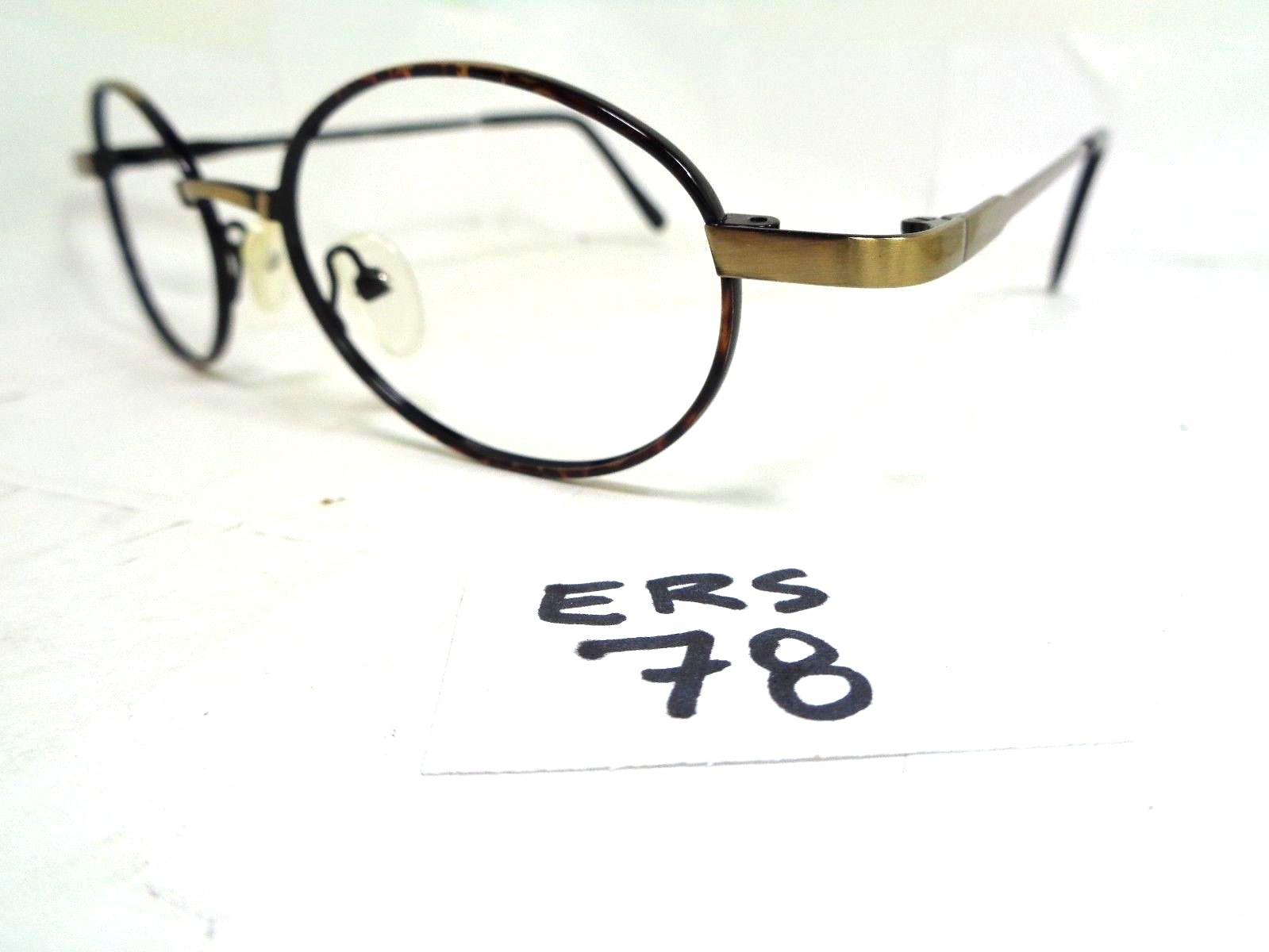 MARIO MARTINELLI Eyeglass Pinto Brass Black Round Used (ERS-78) | eBay