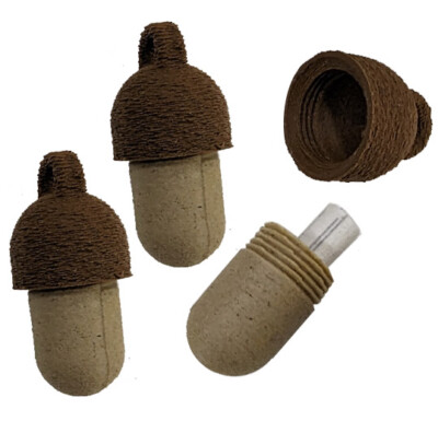 3x Geocaching geocache Nano Acorn +3 Log Sheets Geocache D5 Heavy ...