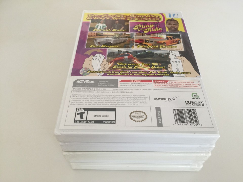 Pimp My Ride (Nintendo Wii, 2008) WII NEW 47875754959| eBay