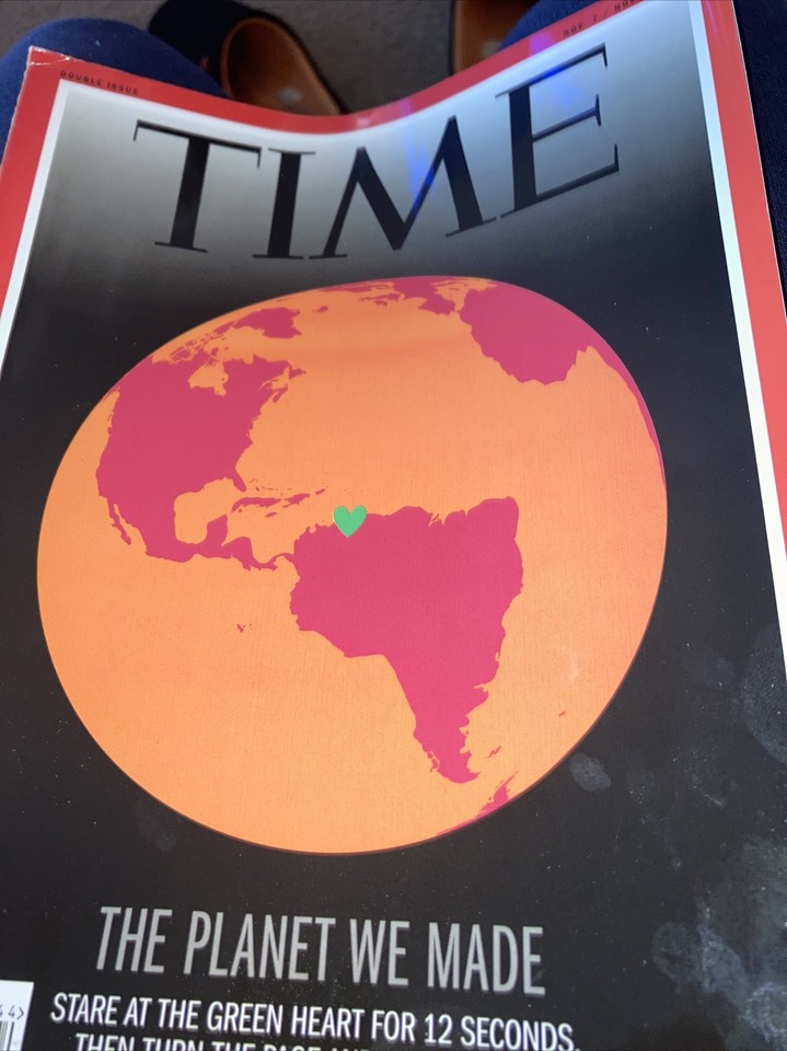 TIME magazine Nov.7 / Nov. 14 2022. The Planet We Made (NO MAILING ...