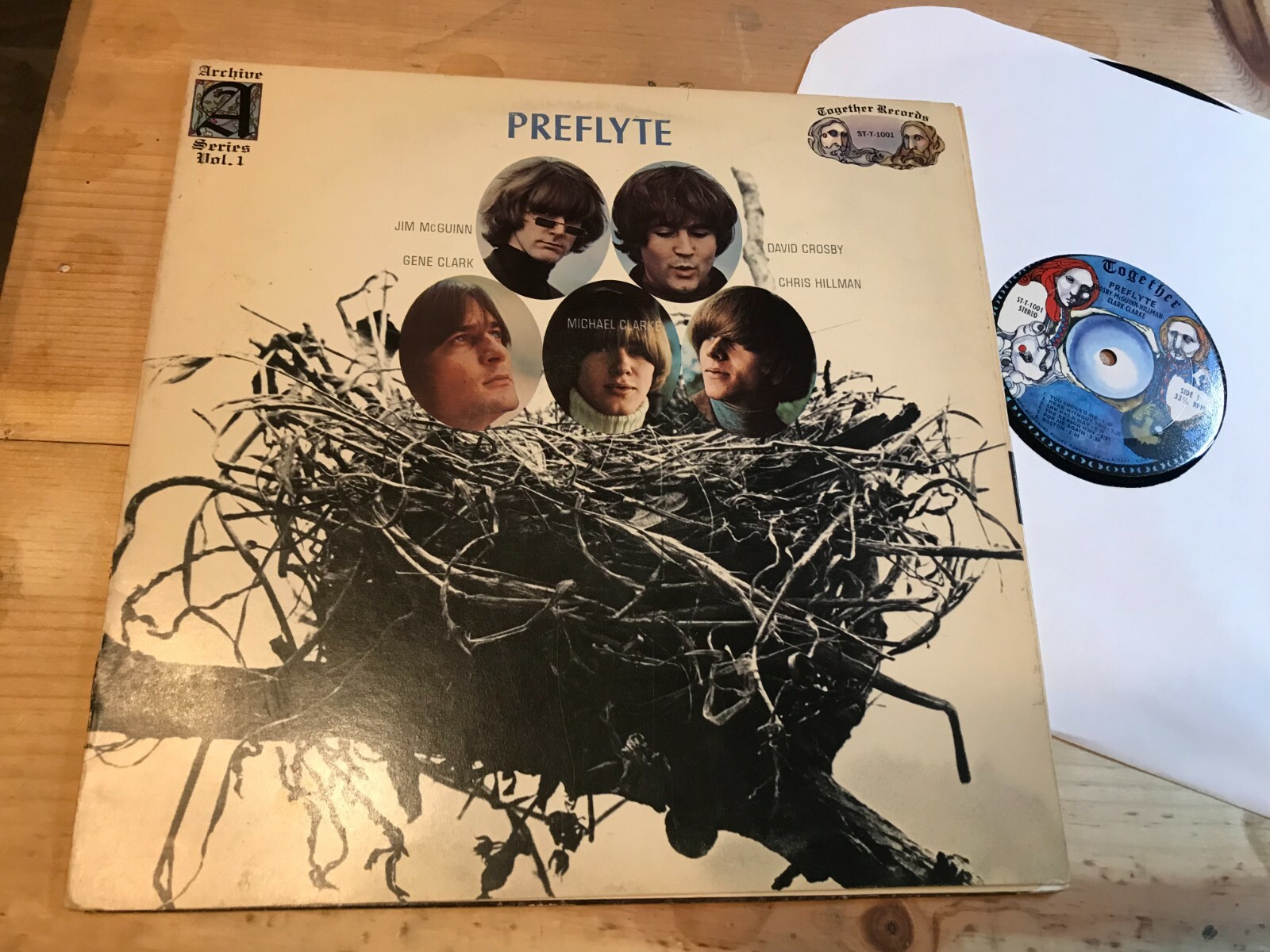 byrds preflyte lp together st-t-1001 original vinyl crosby-mcguinn ...