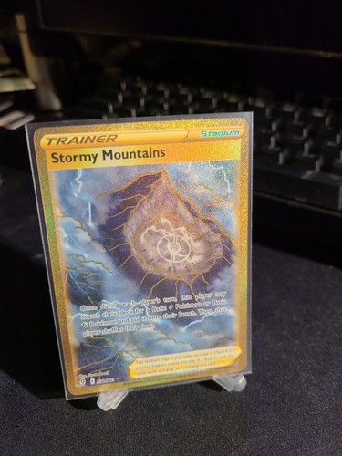 Pokémon TCG Stormy Mountains Evolving Skies 232/203 Holo Secret Rare | eBay