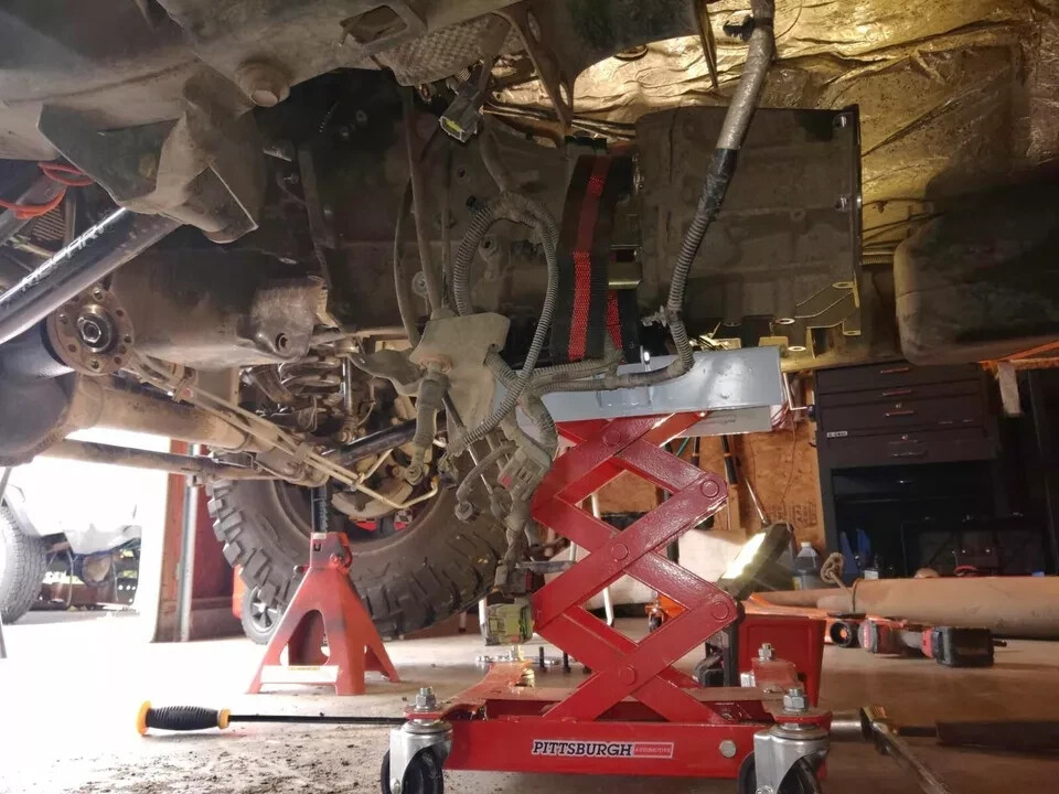 450 lb Capacity Differential Transmission Jack Low Profile Jack Lift ...