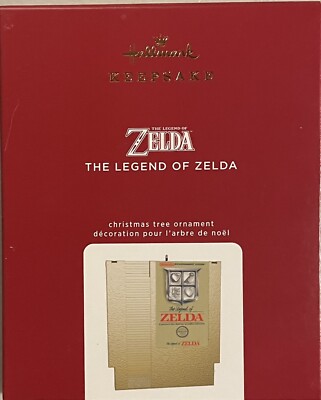 Zelda Hallmark 2020 Legend Of Zelda Metal NES Cartridge Ornament ...