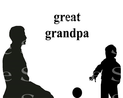 Great Grandpa Birthday ~ Edible 2D Fondant Cake Cupcake Topper ~ D24526 ...