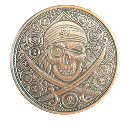 Antiqued Pirate Copper Round - 1oz Pure Copper Round | eBay
