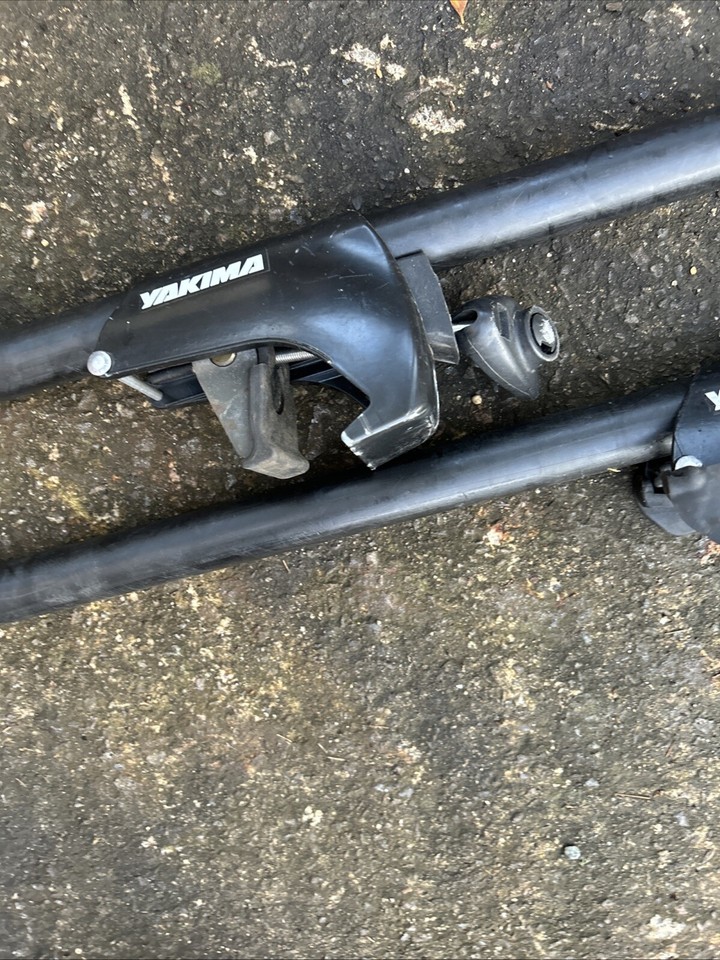 Yakima RailGrab Roof Rack Cross Bar System W/ 58” Round Load Bars | eBay