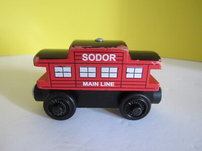 Thomas the Train - Sodor Line Caboose Wooden - Y5143 USED Thomas Tank ...